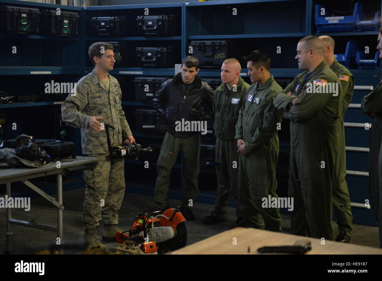 A pararescue jumper from the 103rd Rescue Squadron of the New York Air ...