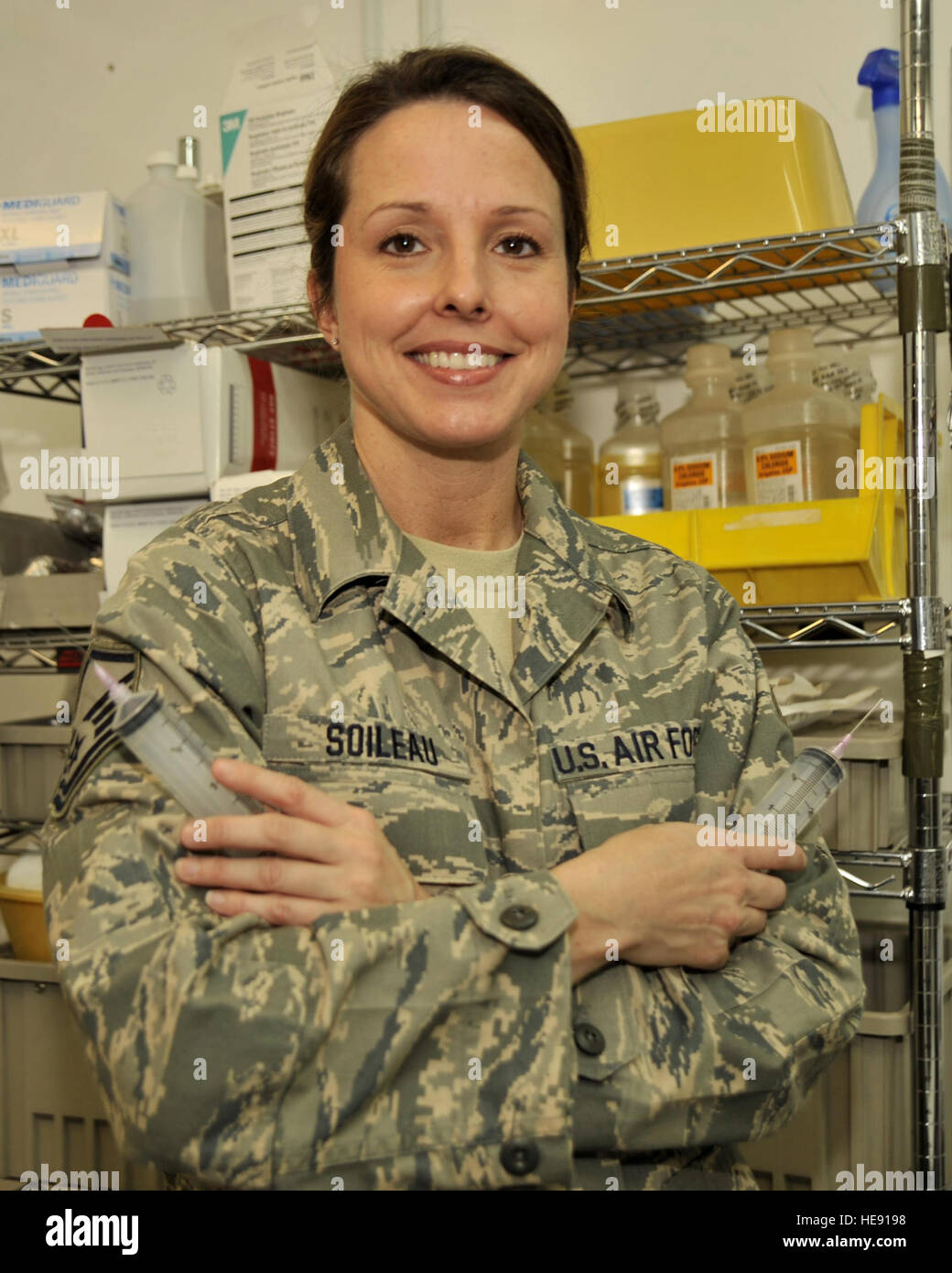 Master Sgt. Christi Soileau is an Aerospace Medical Services Technician ...