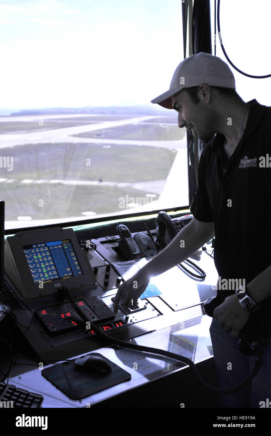 Kurver Willhelmus, air traffic controller for Naval Station Guantanamo ...