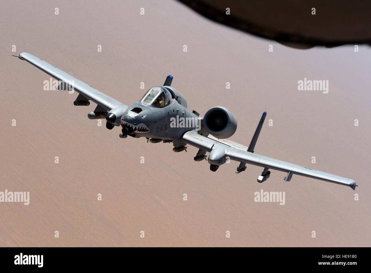 An A-10 Thunderbolt II, assigned to the 74th Fighter Squadron, Moody ...