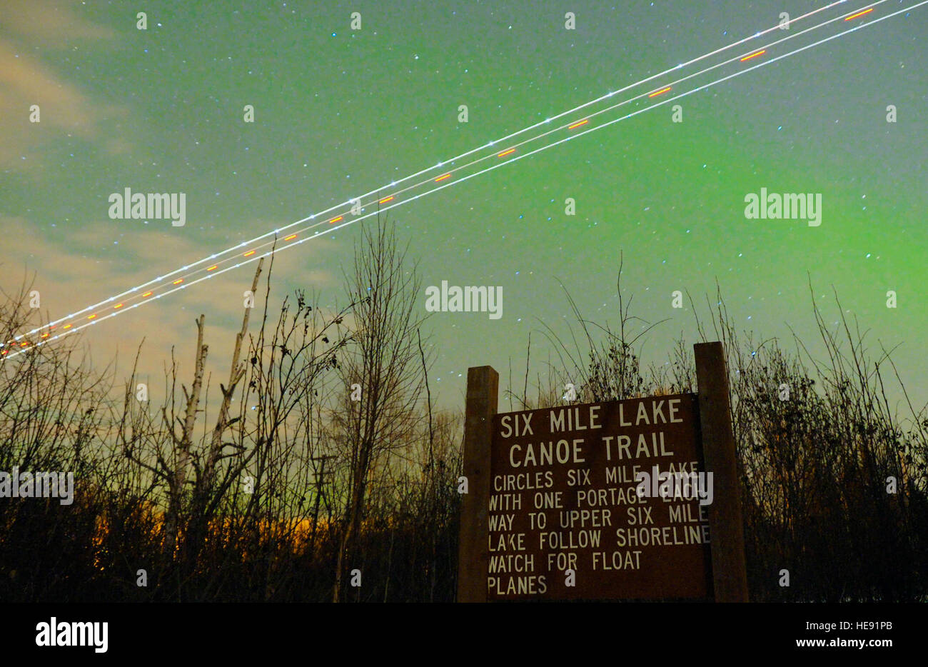 Aurora borealis jber joint base elmendorf richardson alaska hi-res ...