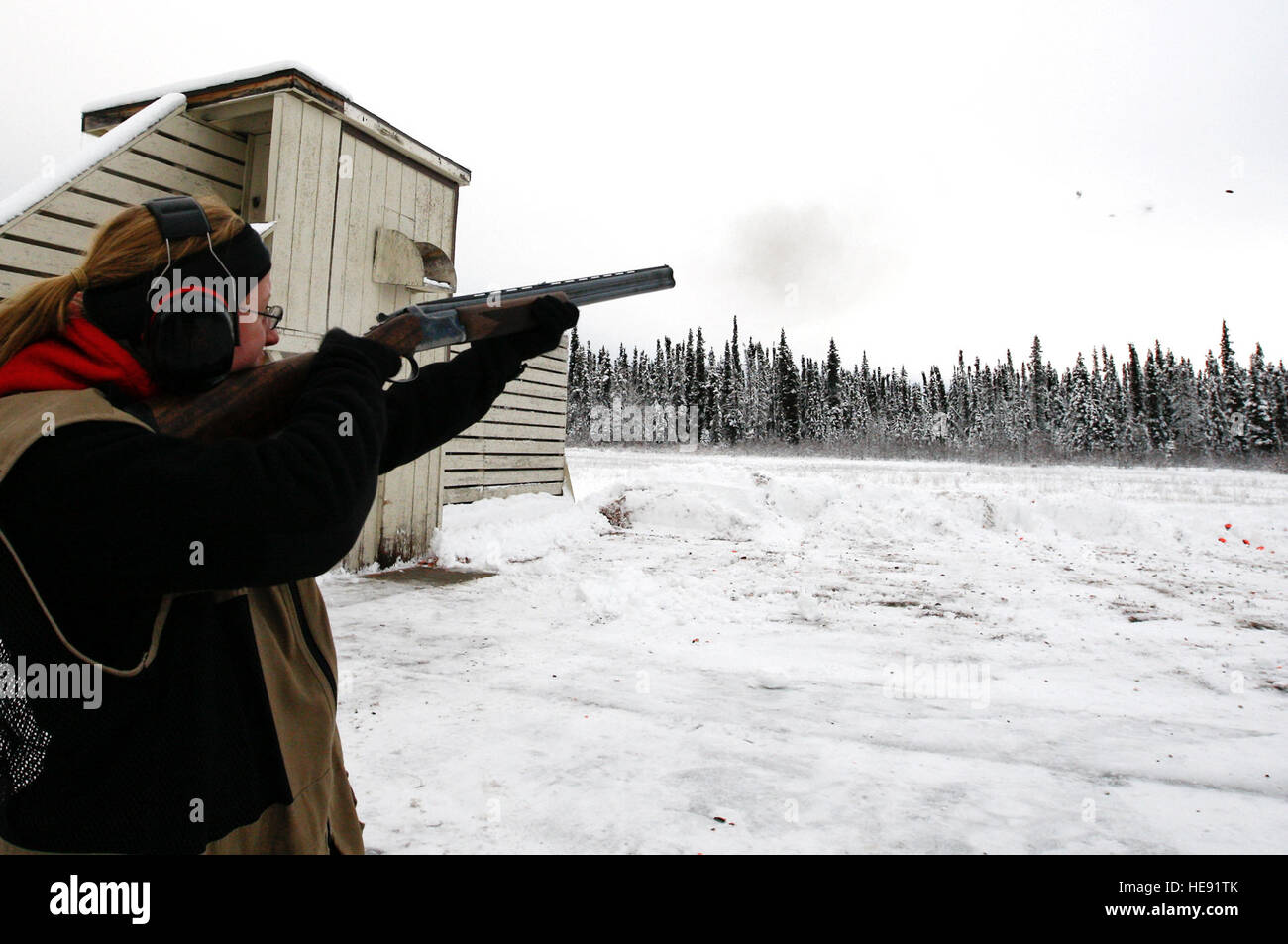 Soldiers of the 725th Brigade Support Battalion participate in skeet ...