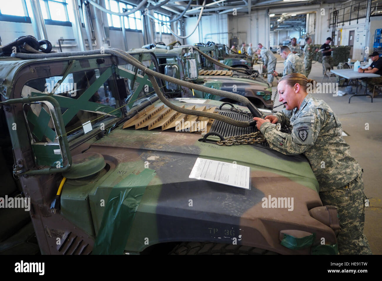 Army Sgt. 1st Class Rebecca Walker, assigned to Headquarters and ...