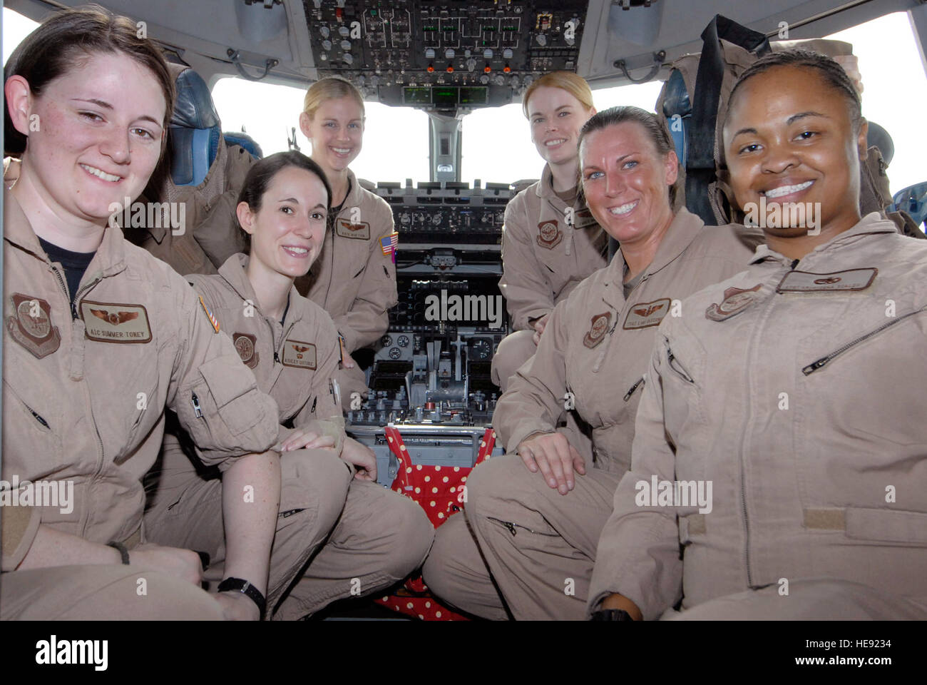 Airman 1st Class Summer Toney, Loadmaster, 1st Lt. Ashley Guthrie ...