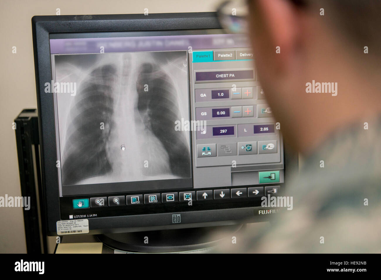 U.S. Air Force Airman 1st Class Jason Grosso, a diagnostic imaging ...