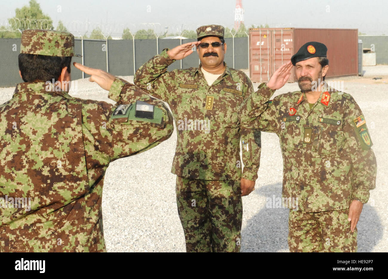 Commander for Regional Military Training Center-South, Afghan National ...