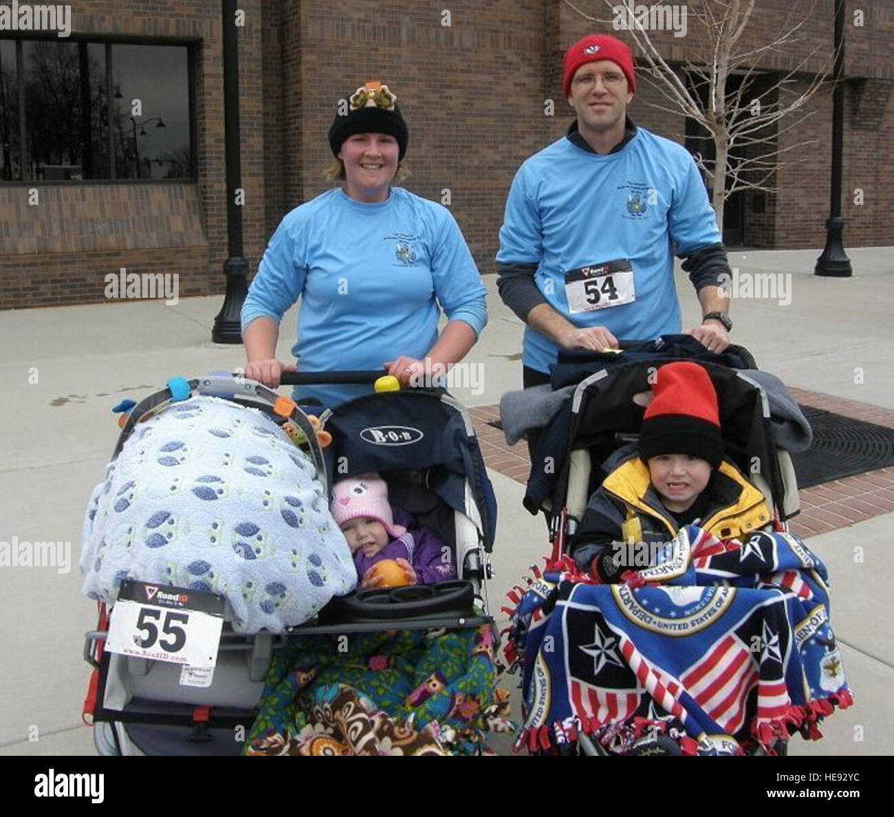 Melanie Truschinski and Maj. Ryan Truschinski, 618th Air and Space ...
