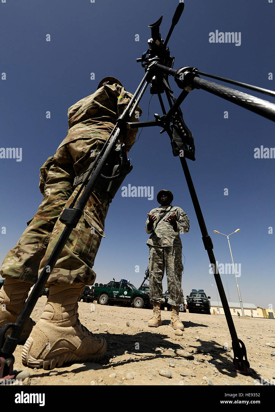 KANDAHAR AIRFIELD, Afghanistan—U.S. Army Staff Sgt. Alfred Middleton, a ...