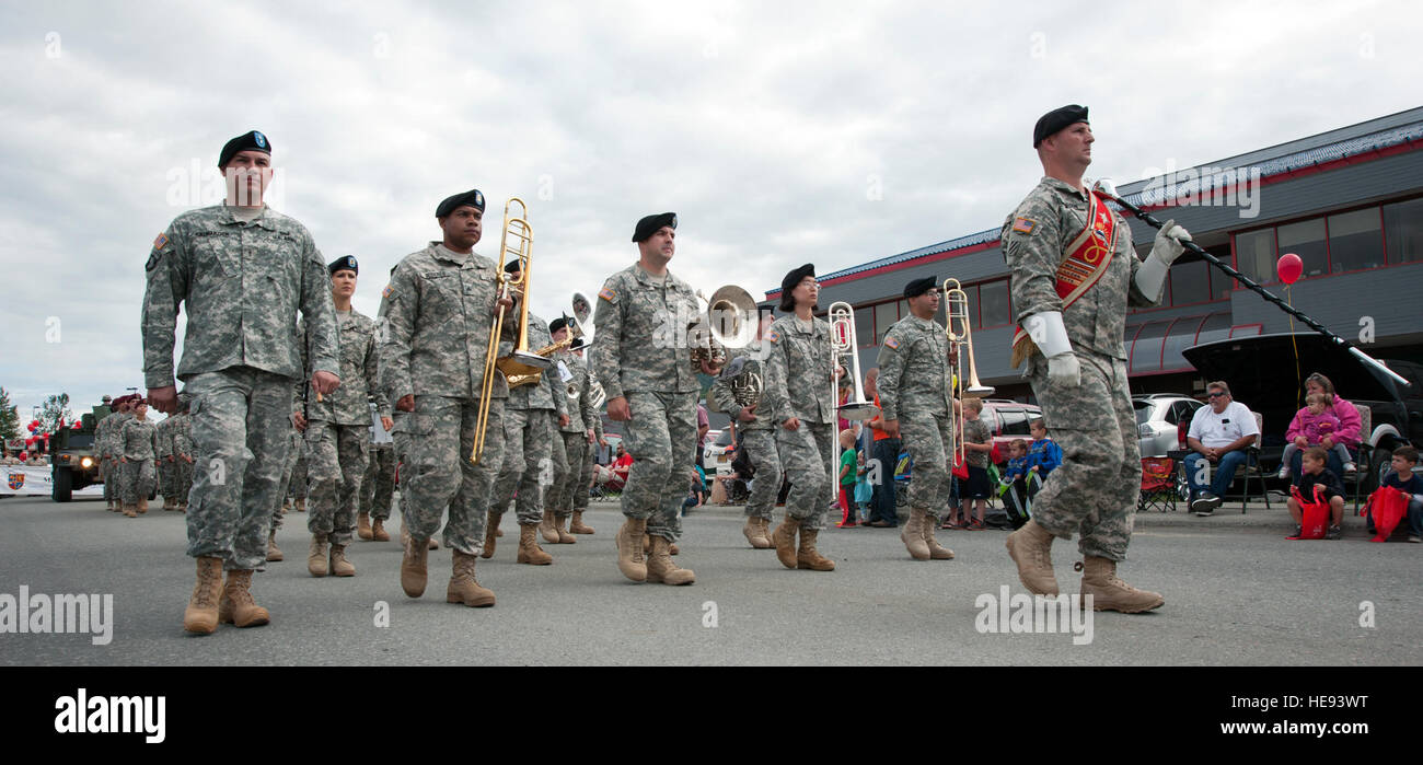 Soldiers from Fort Wainwright’s 9th Army Band participate in the annual ...