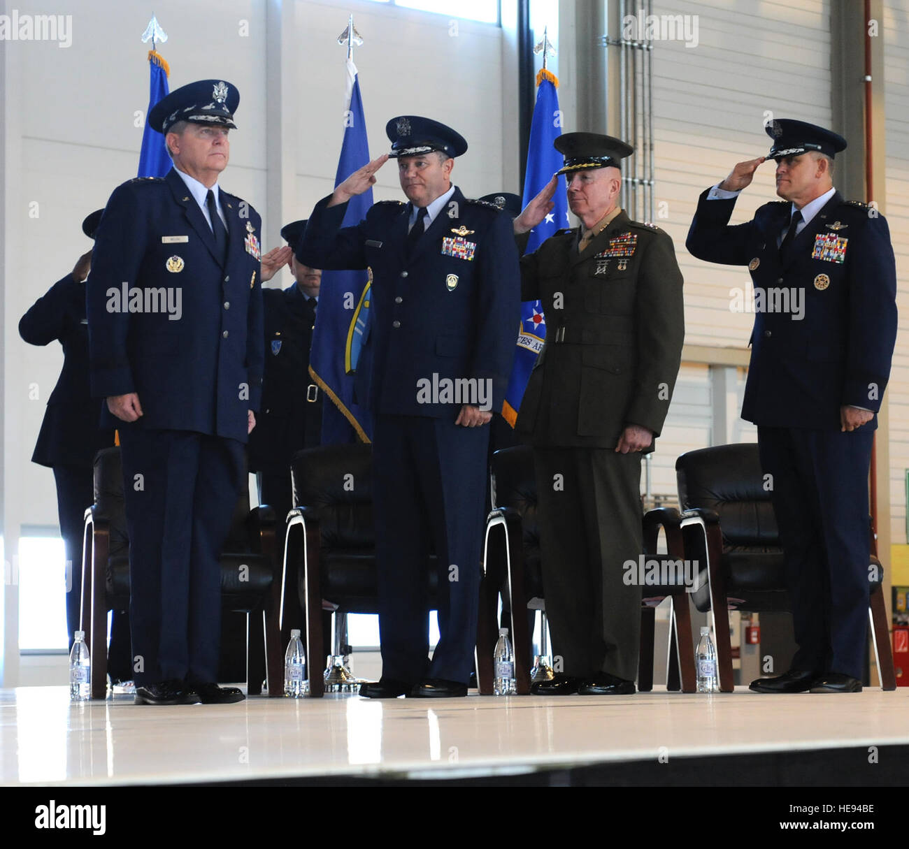 From left, Gen. Philip M. Breedlove, commander of U.S. European Command ...