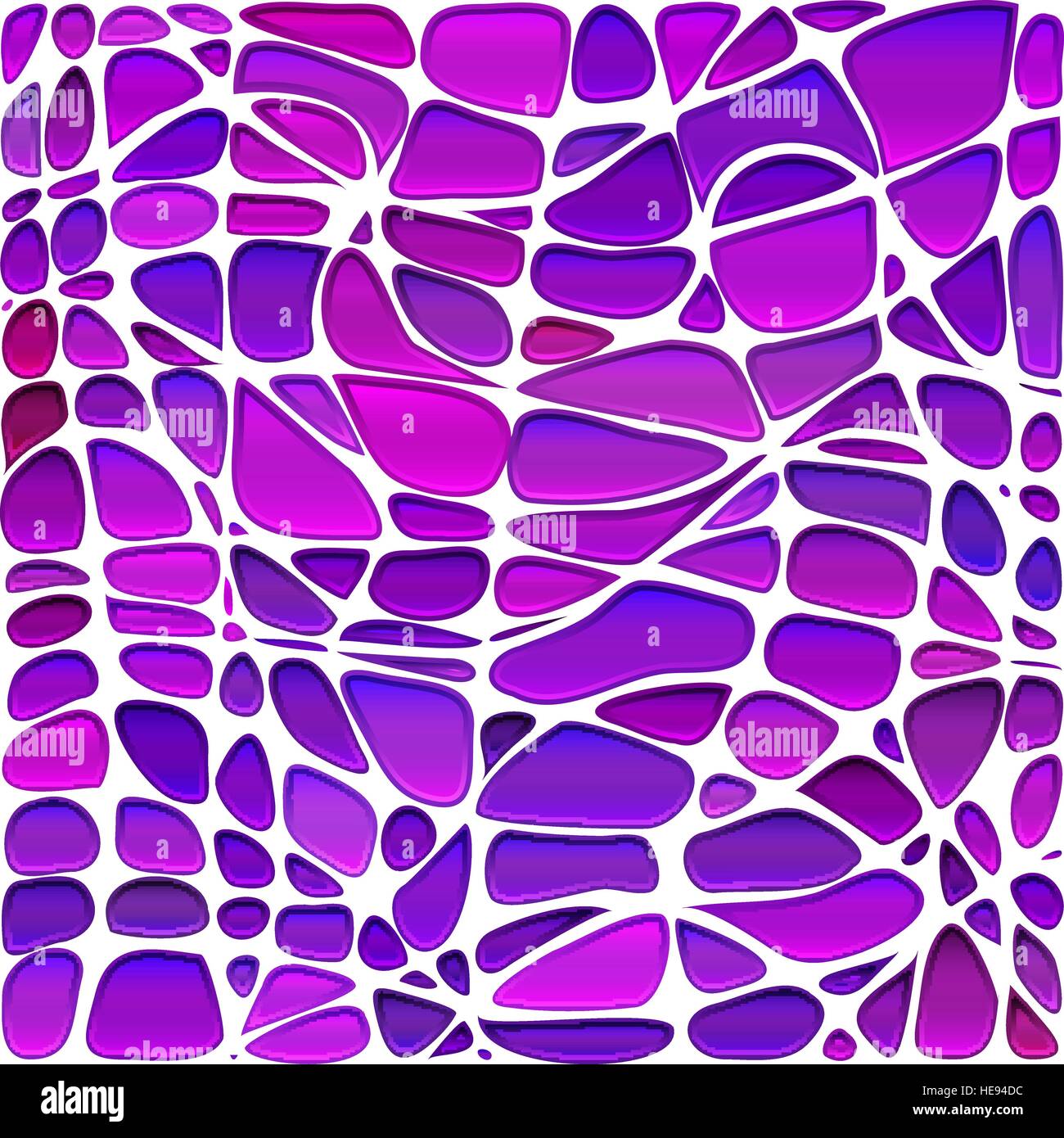 abstract vector stained-glass mosaic background - purple and violet ...
