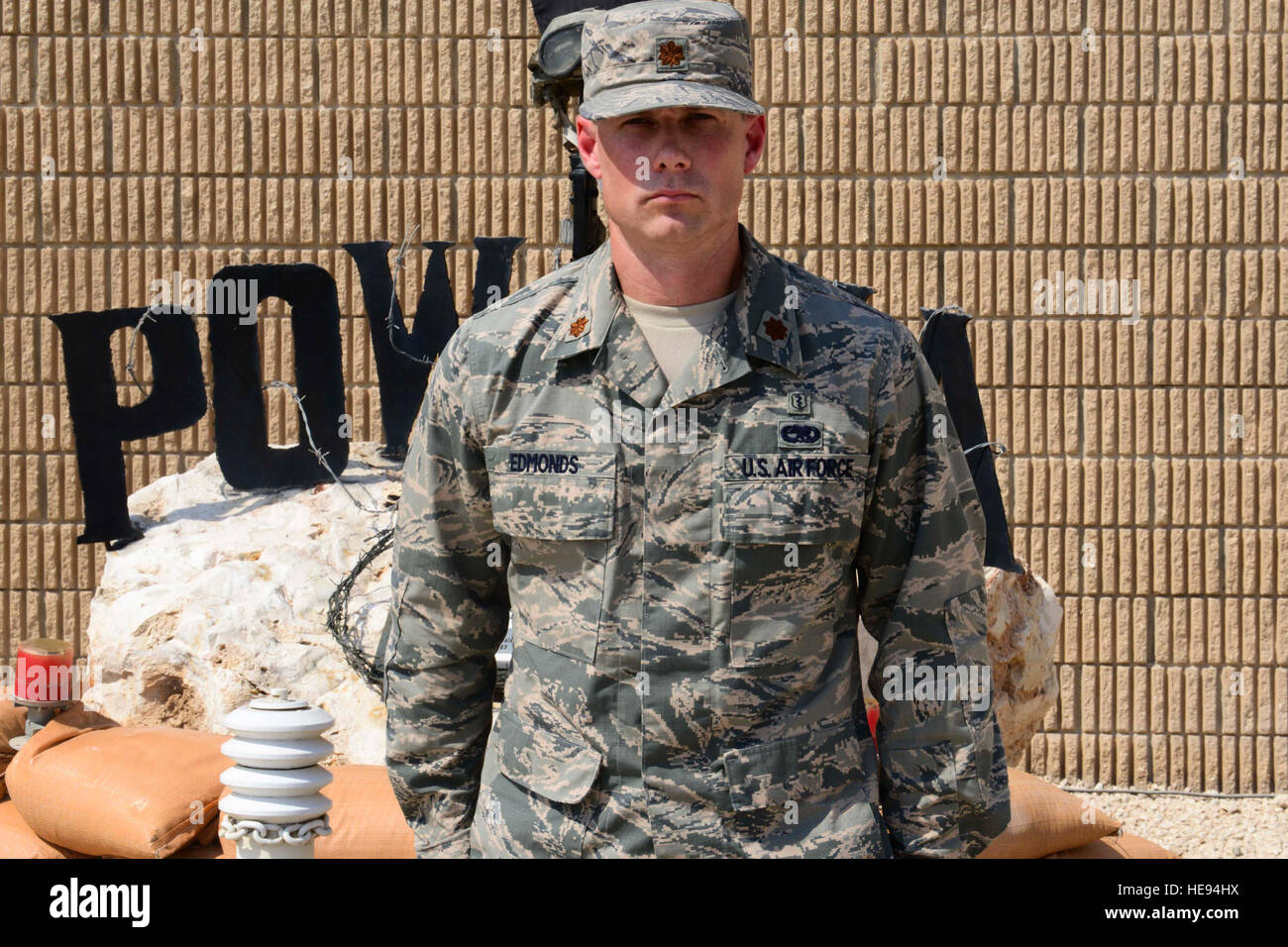 U.S. Air Force Maj. Lance Edmonds, 379th Expeditionary Medical Support ...
