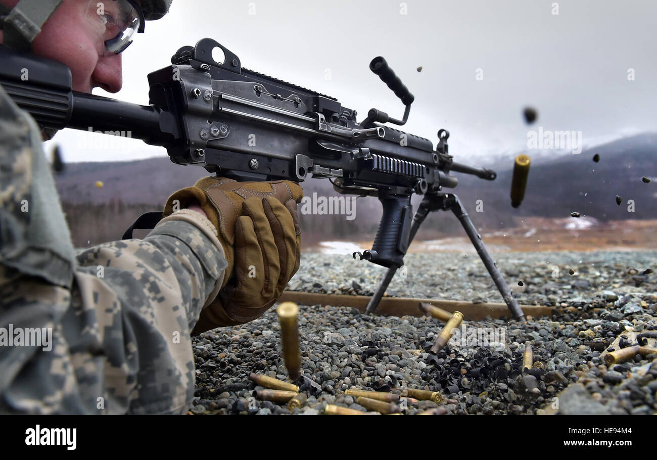 Army Pfc. Ryein Weber assigned to Apache Company, 1st Battalion ...