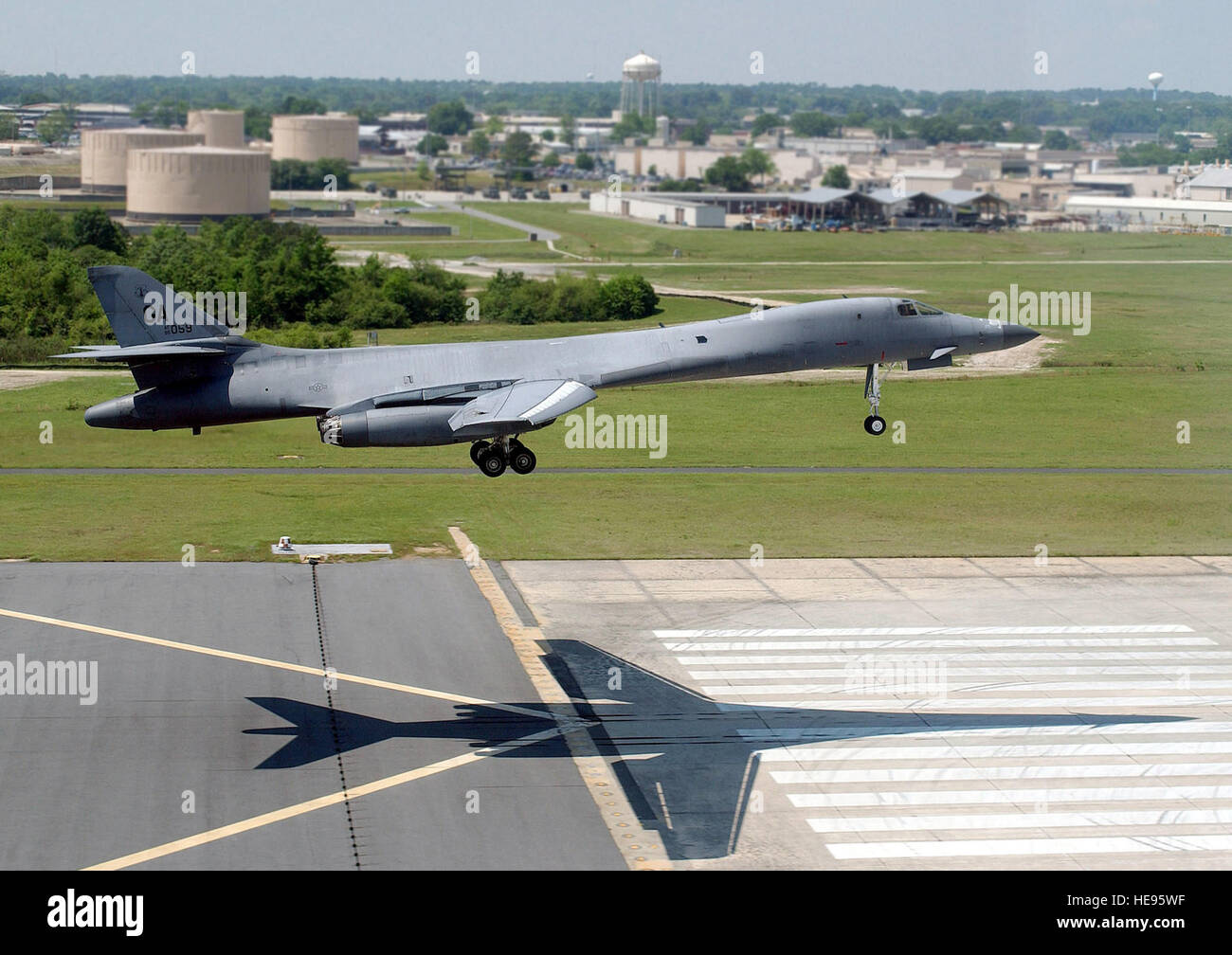 A United States Air Force (USAF) B-1B Lancer bomber from the 116th Bomb ...