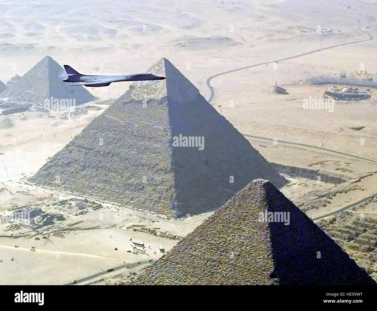 A B-1B from the 28th Bomb Wing at Ellsworth Air Force Base, S.D., flies ...