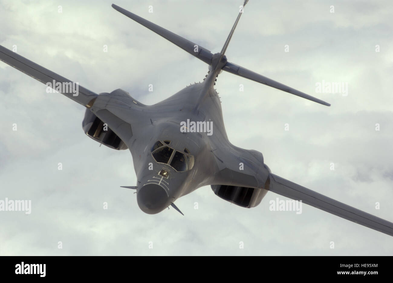B-1B Lancer from the 37th Bomb Squadron, Ellsworth Air Force Base, S.D ...