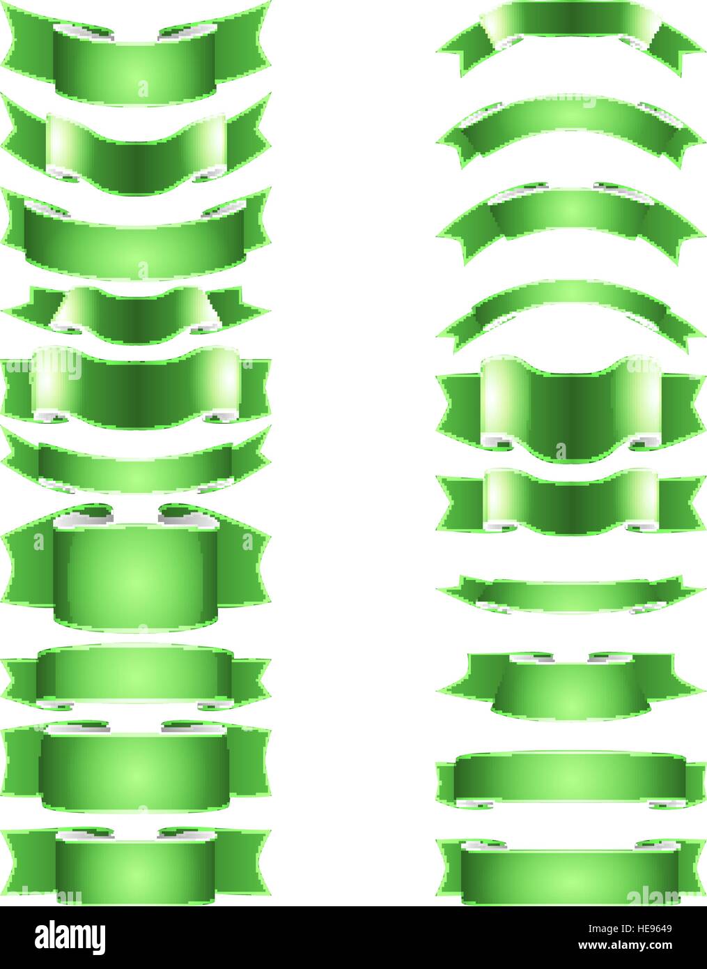 Satin ribbons Stock Vector Images - Alamy