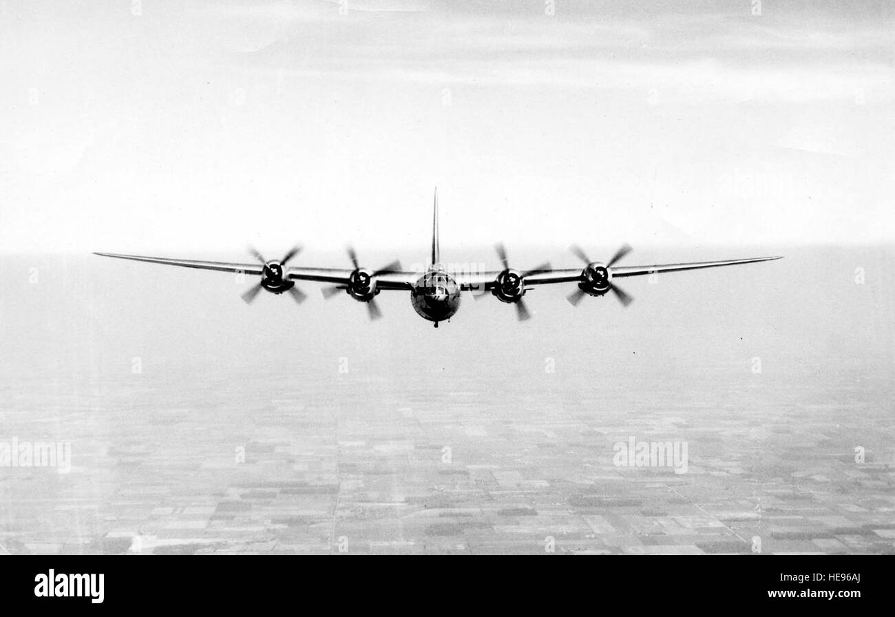 Consolidated B-32 in flight. (U.S. Air Force photo Stock Photo - Alamy