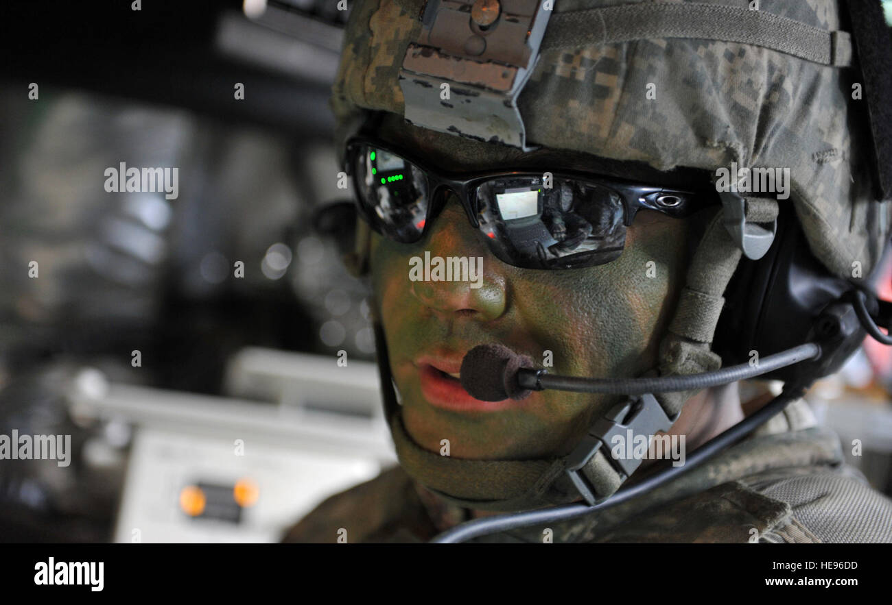U.S. Army Staff Sgt. Shannon Talley, with the 5th Squadron, 1st Cavalry ...