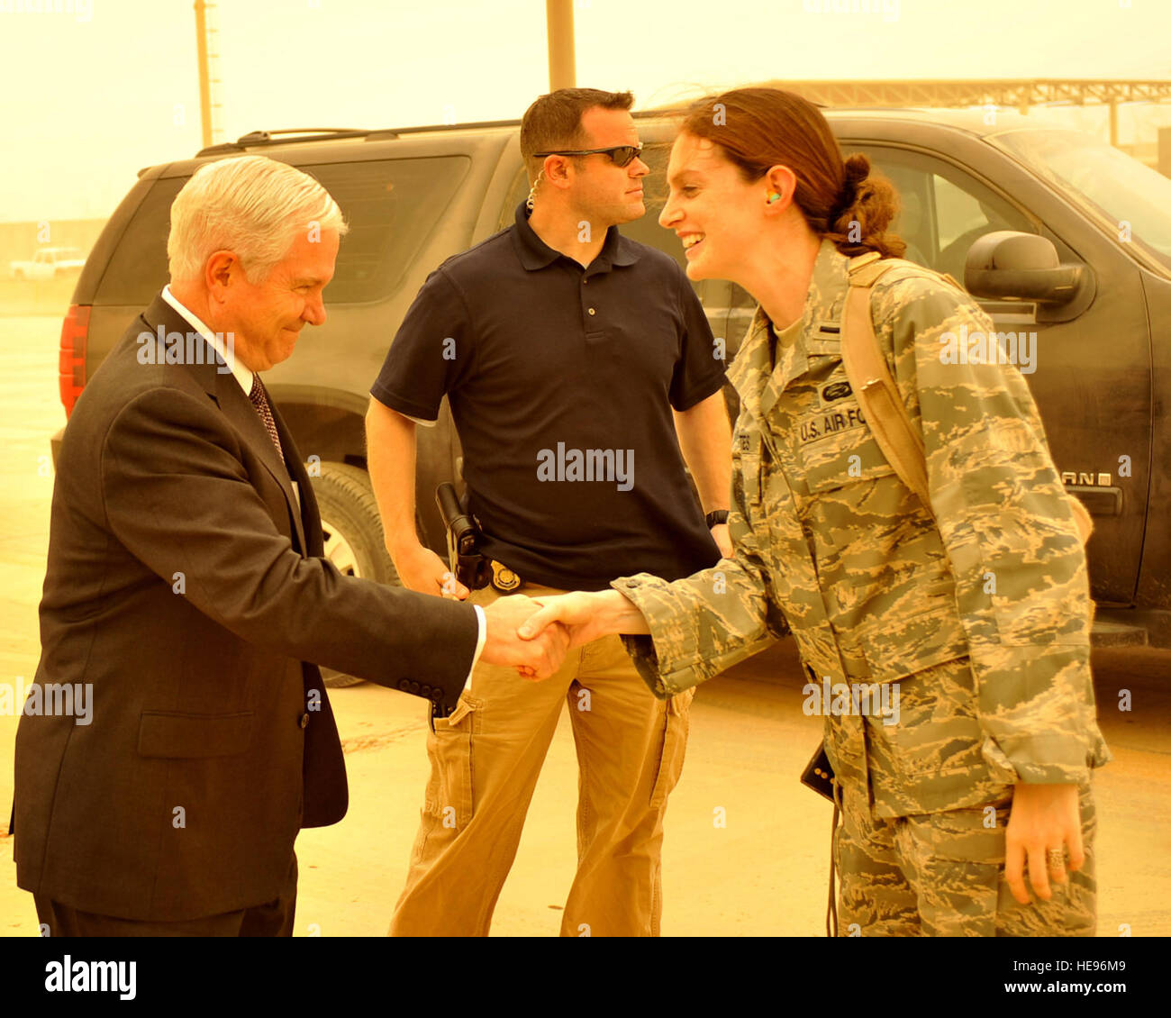 Air force leadership greets hi-res stock photography and images - Alamy