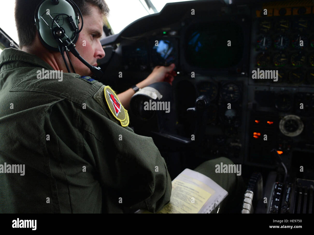 Capt. Bandy Jeffrey, 96th Bomb Squadron B-52H Stratofortress pilot from ...