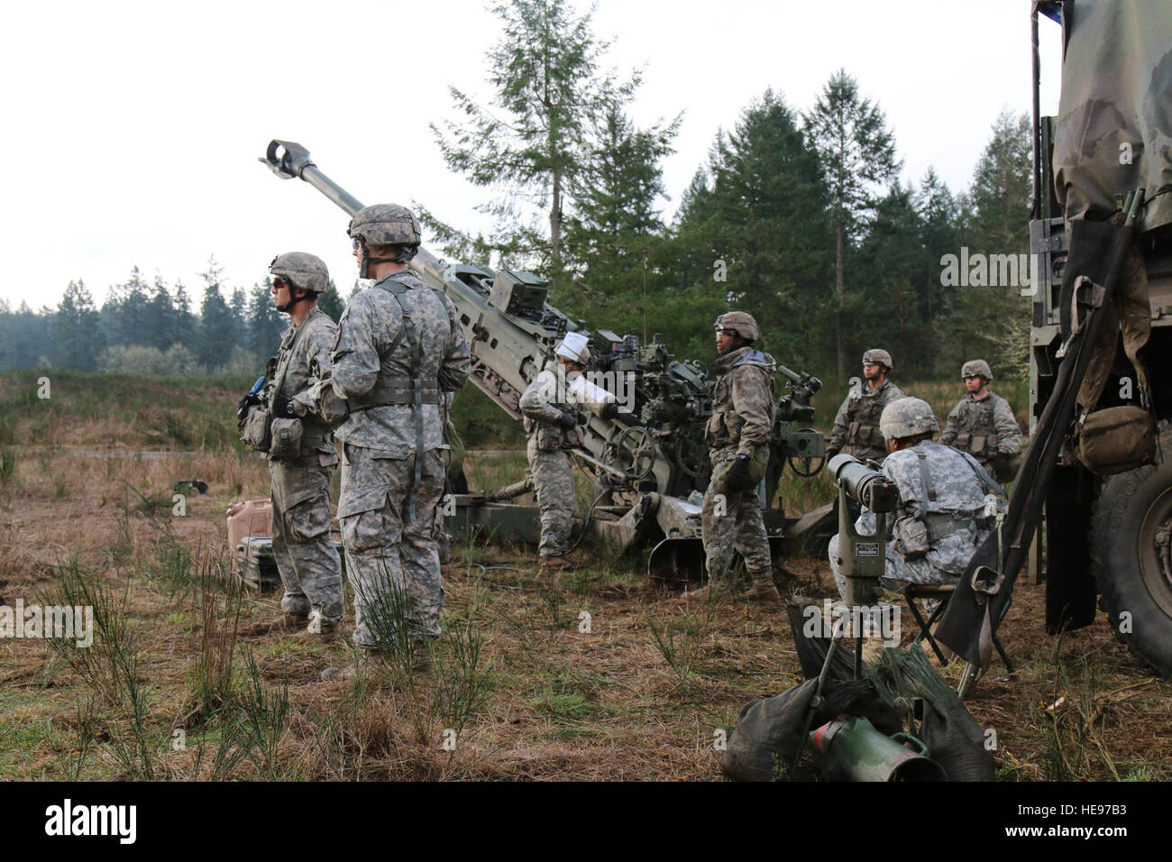 1st battalion 37th field artillery regiment hi-res stock photography ...