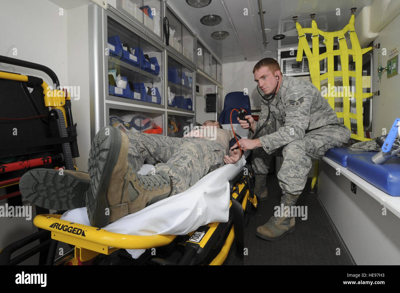 Air Force Senior Airman Ralph Debiase, 92nd Medical Group medical ...