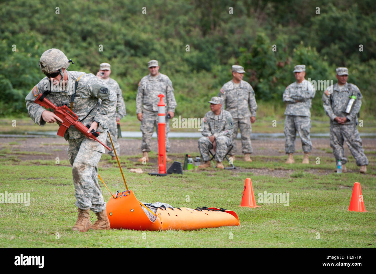U.S. Army Spc. Cruser Barnes, 1st Squadron, 299th Cavalry Regiment ...
