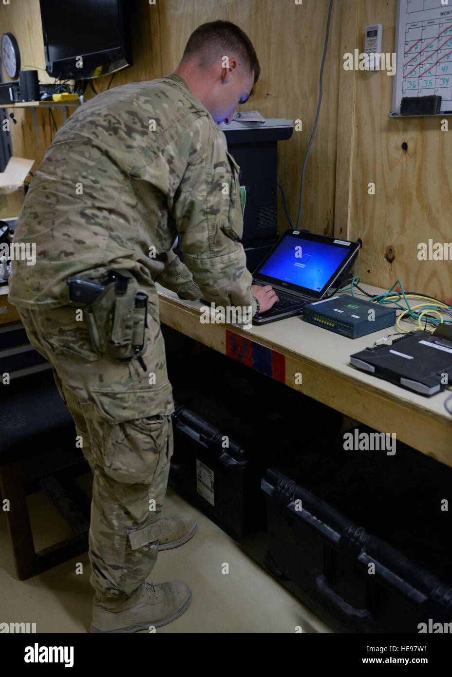 U.S. Air Force Senior Airman Caleb McKinney, 455th Expeditionary ...