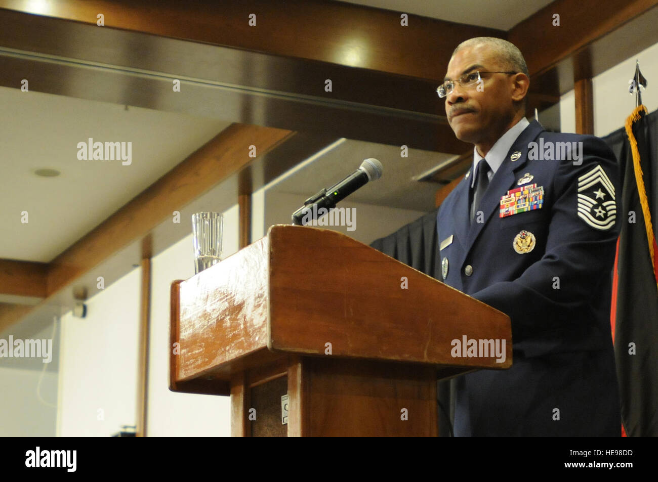 Chief Master Sgt. Jack Johnson Jr., U.S. Africa Command command senior ...