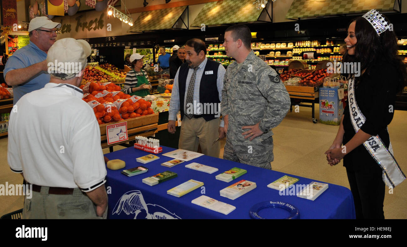 BUCKLEY AIR FORCE BASE, Colo. --Staff Sgt. Randy Hill, 460 Indos, and ...