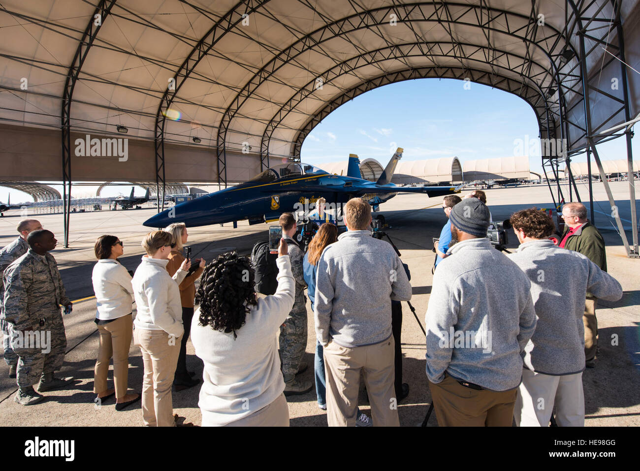 News agencies interview U.S. Navy Lts. Brandon Hempler and David Steppe ...