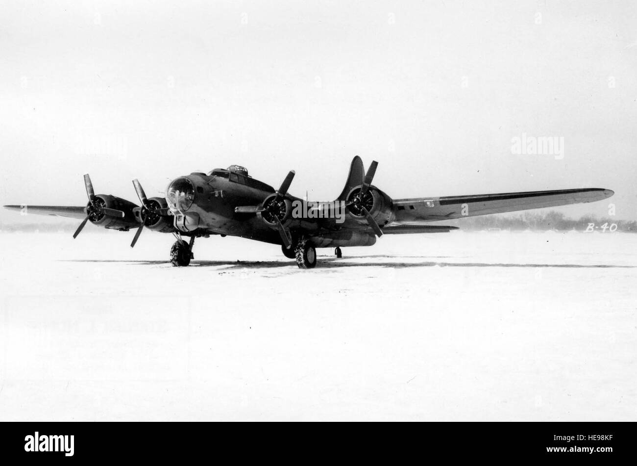 Boeing-Lockheed Vega B-40. (U.S. Air Force photo Stock Photo - Alamy