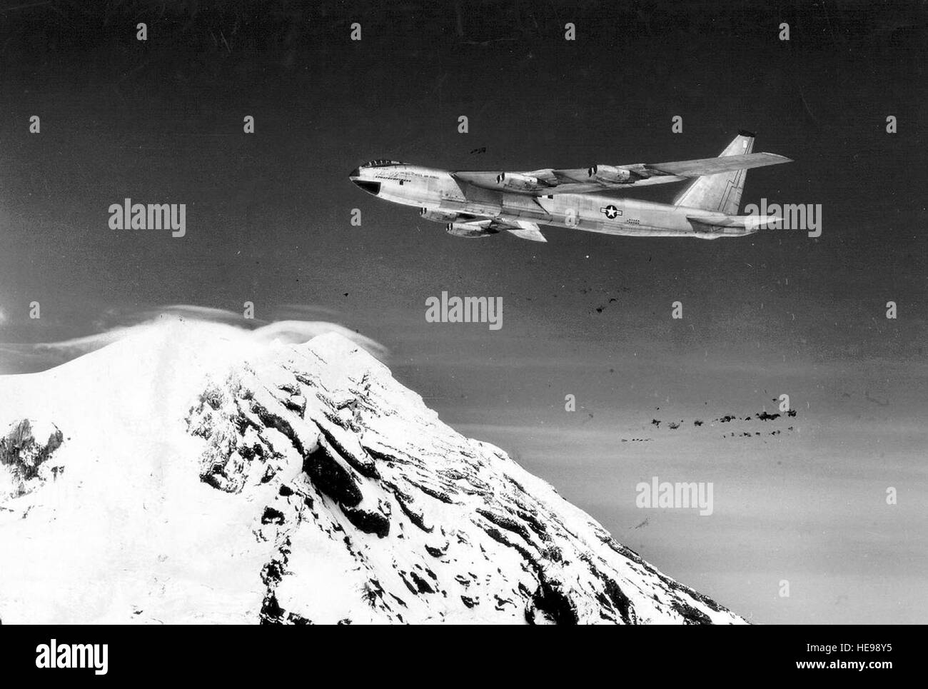 Boeing XB-52 in flight. (U.S. Air Force photo Stock Photo - Alamy