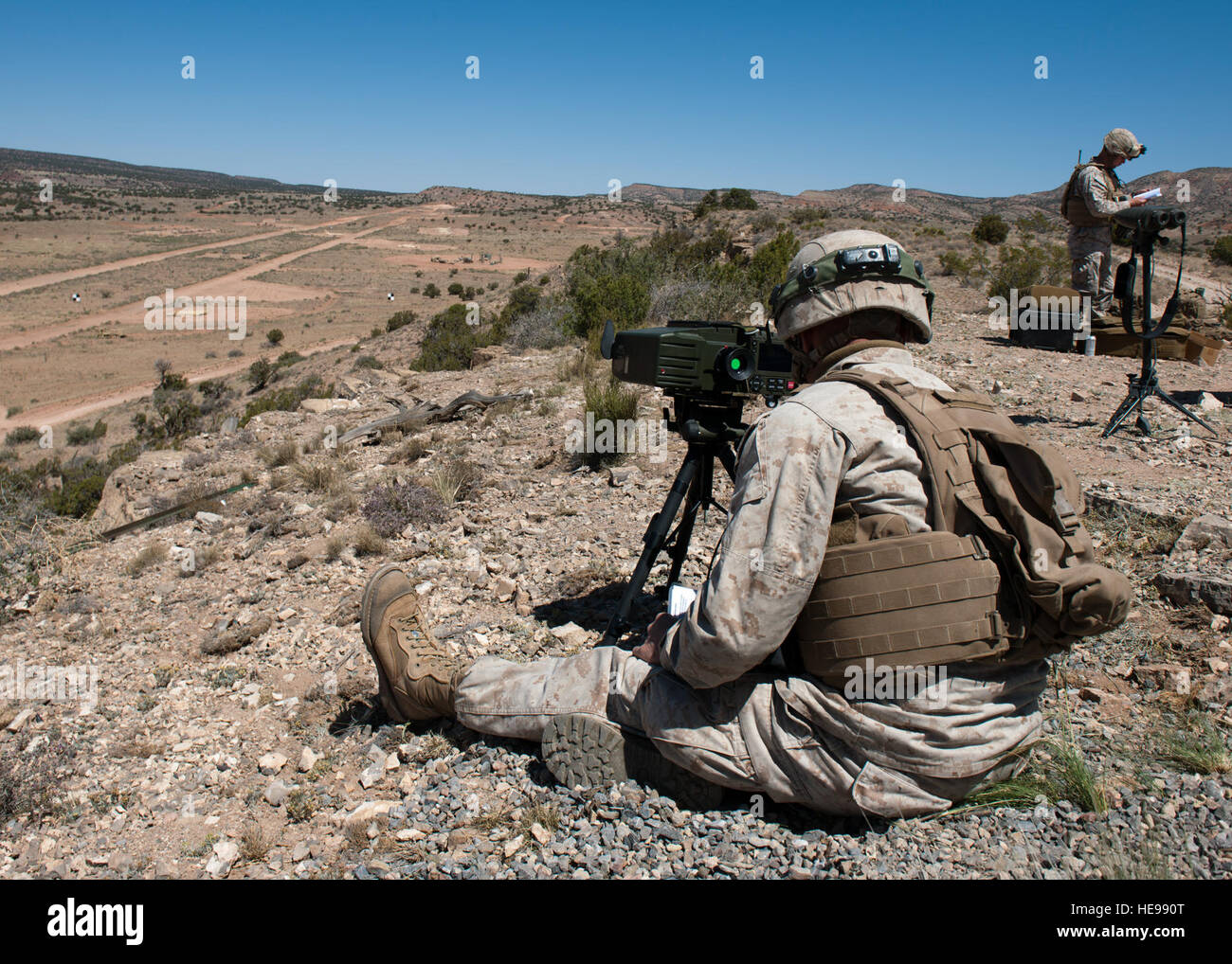 U.S. Marine Corps personnel from the 1st Battalion, 10th Marines ...