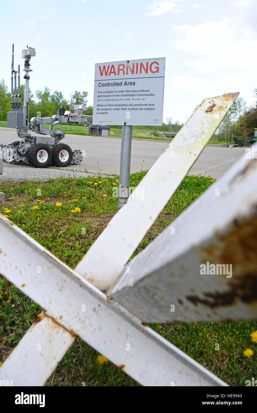 Members of the 375th Civil Engineer Squadron explosive ordnance ...