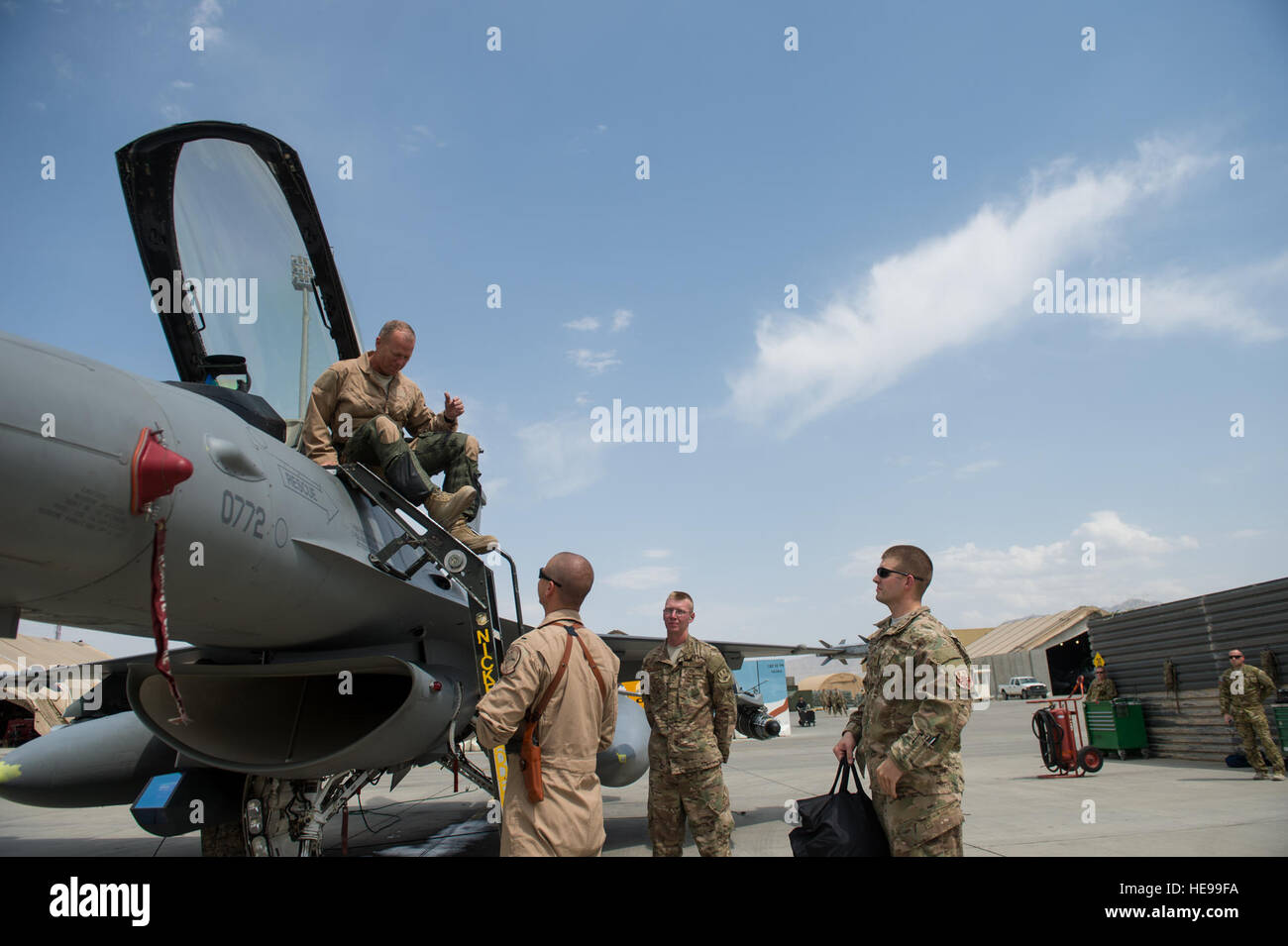 U.S. Air Force Brig. Gen. Mark D. Kelly, 455th Air Expeditionary Wing ...