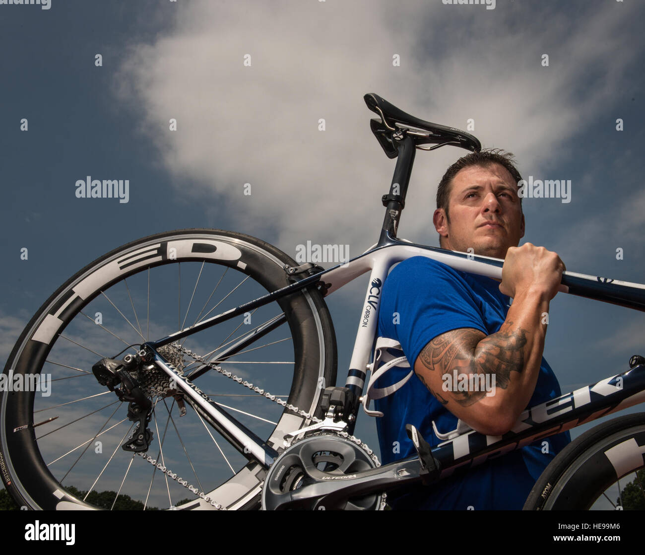 U.S. Air Force Senior Master Sgt. Jason Hoover, represented the Air ...