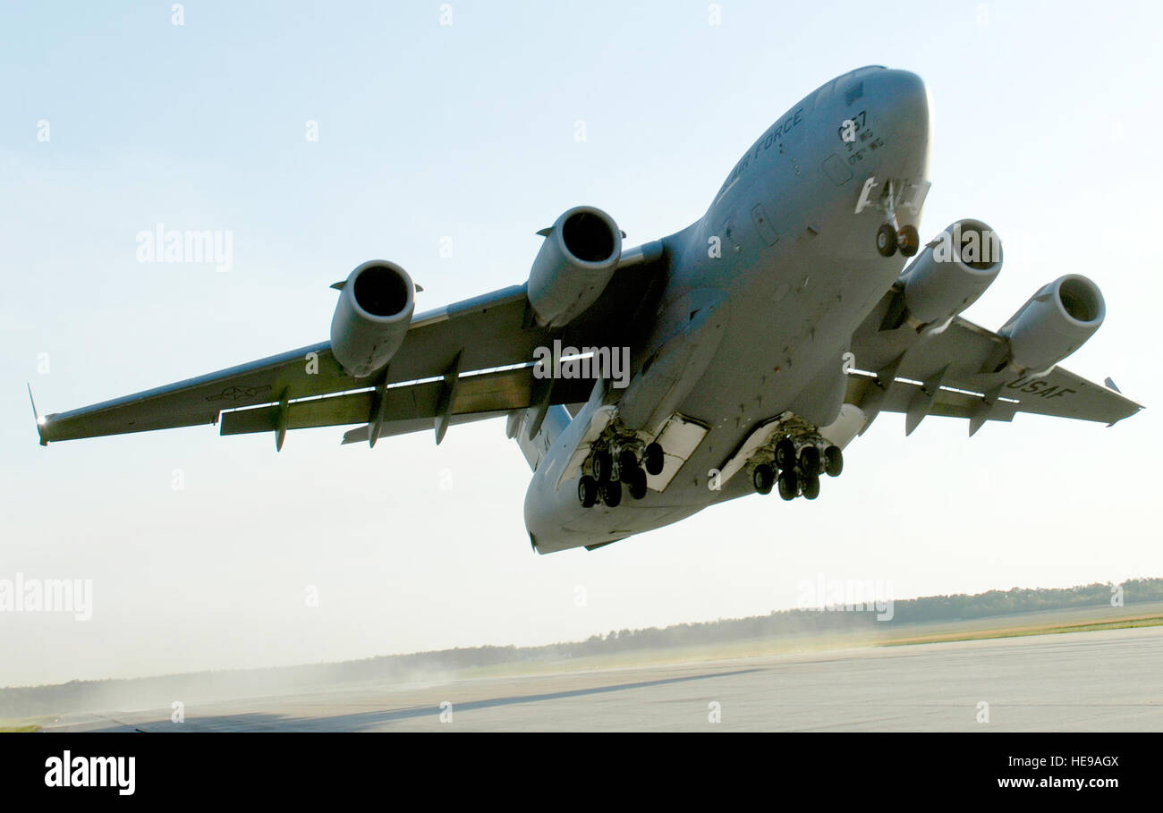 On April 15, 2010, a C-17 Globemaster III departed Fort Pickett ...