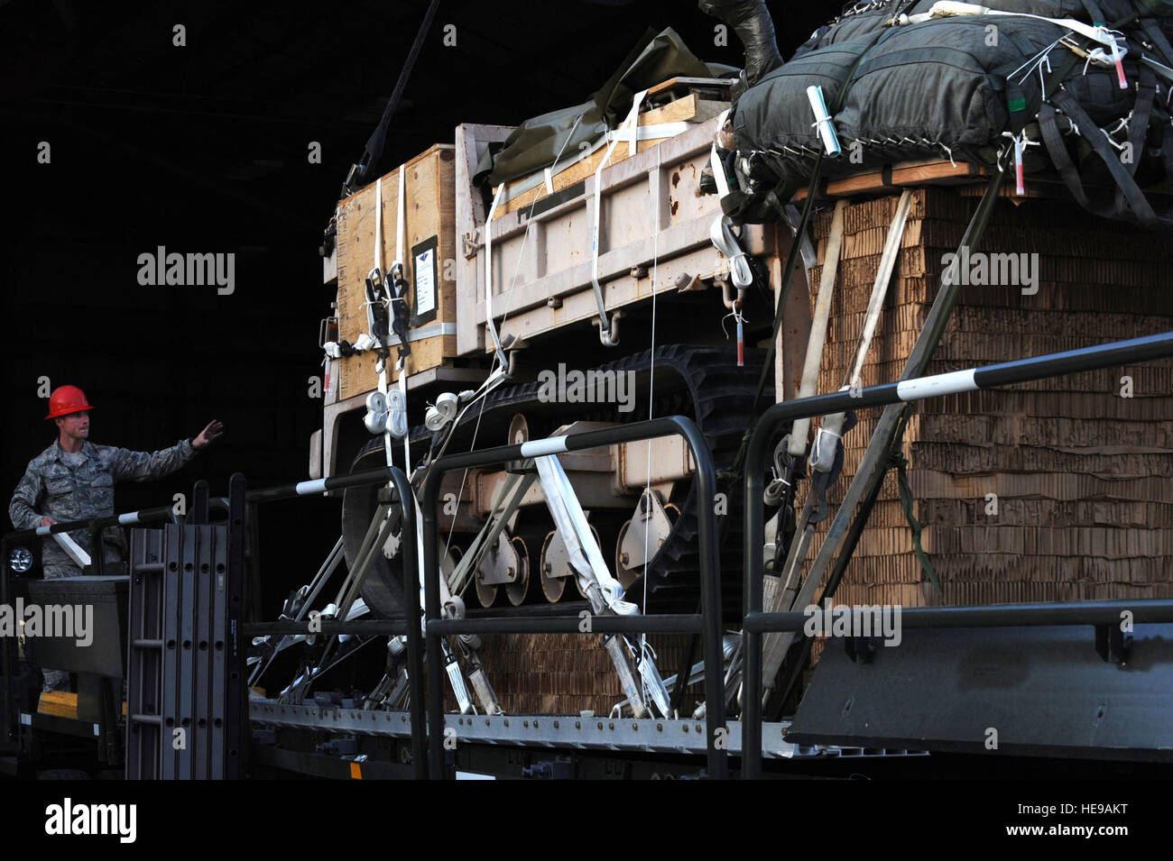 Tech. Sgt. Jason Bischoff, 820th Red Horse Squadron airborne pavement ...