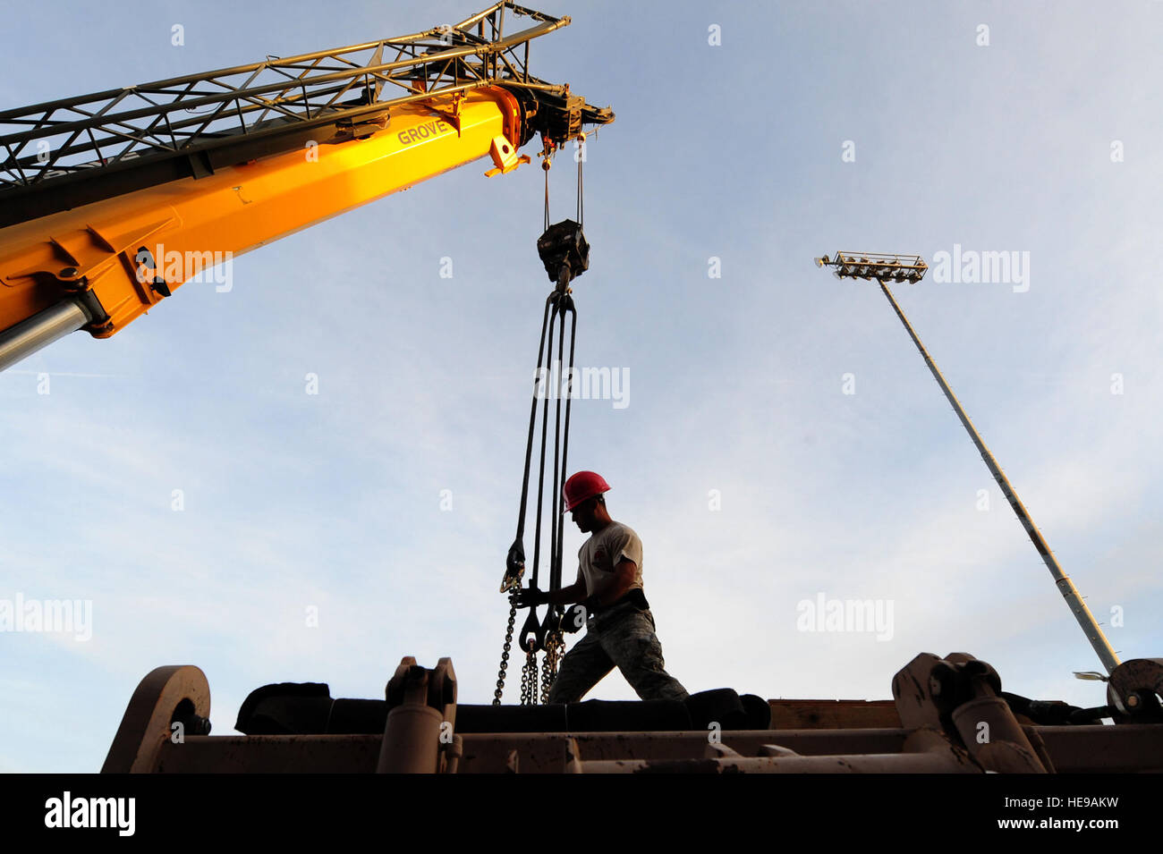 U.S. Air Force Staff Sgt. Armando Irizarry, 820th RED HORSE Squadron ...