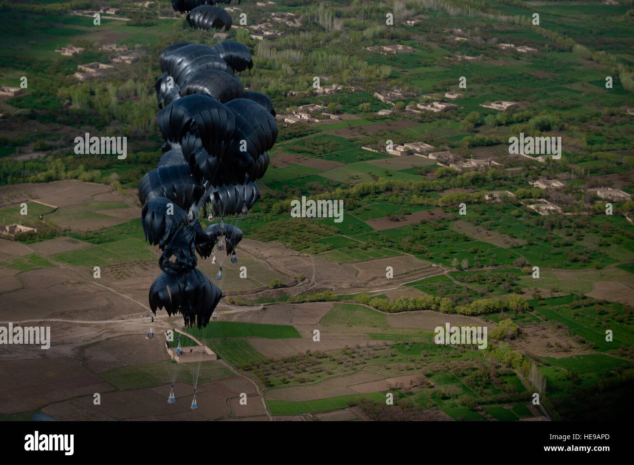 U s air force released air drop cargo hi-res stock photography and ...