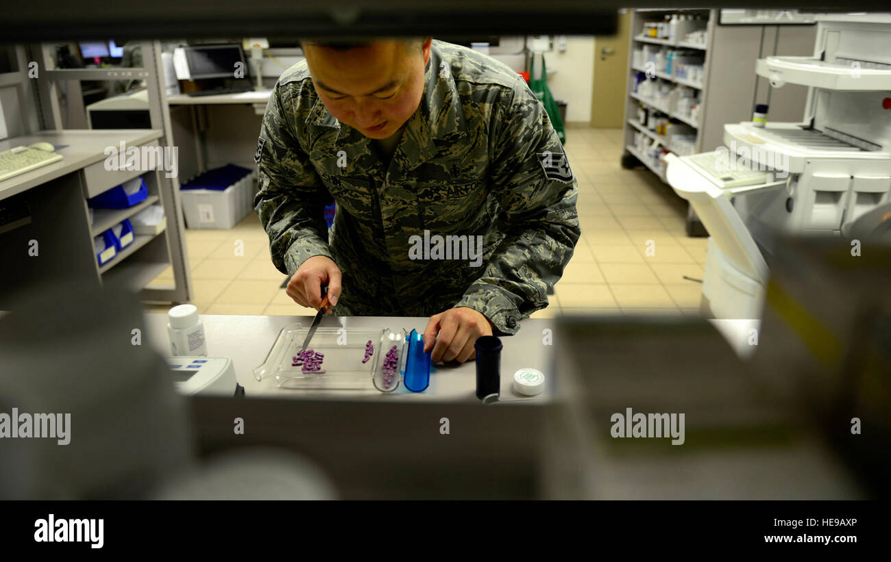 Staff Sgt. Charles Shin, a 31st Medical Support Squadron pharmacy ...