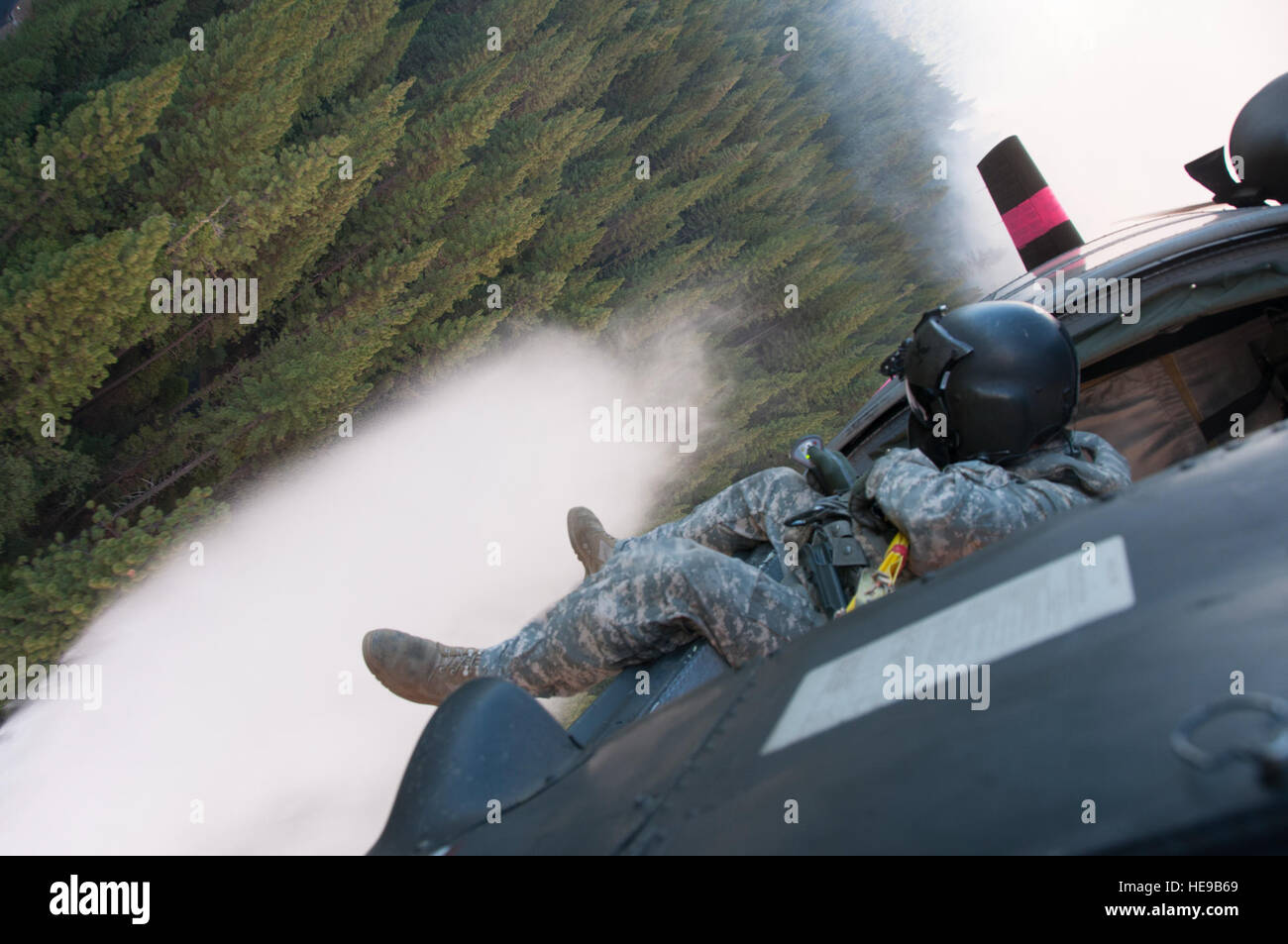 Sgt. Chris Boni, crew chief from the California Army National Guard, 1 ...