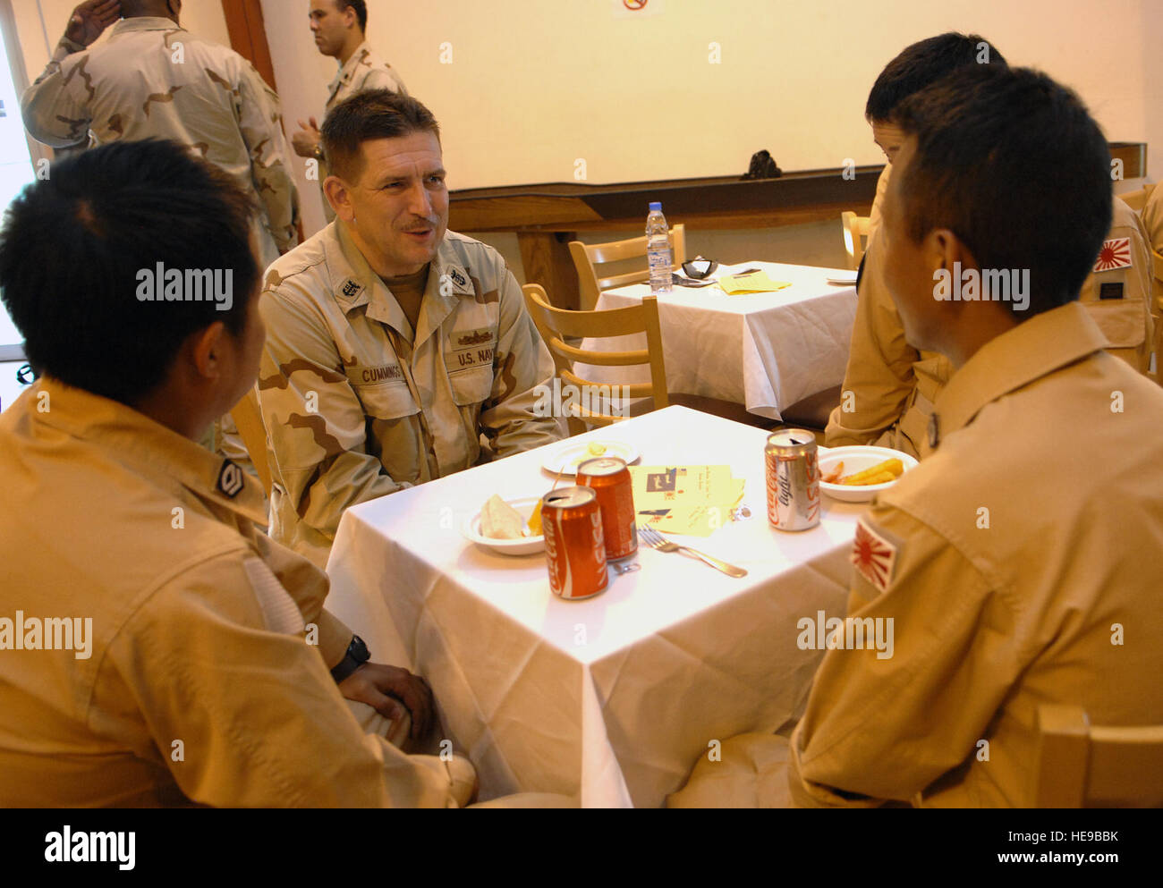 U.S. Navy Command Master Chief Mark Cummings, Combined Joint Task Force ...