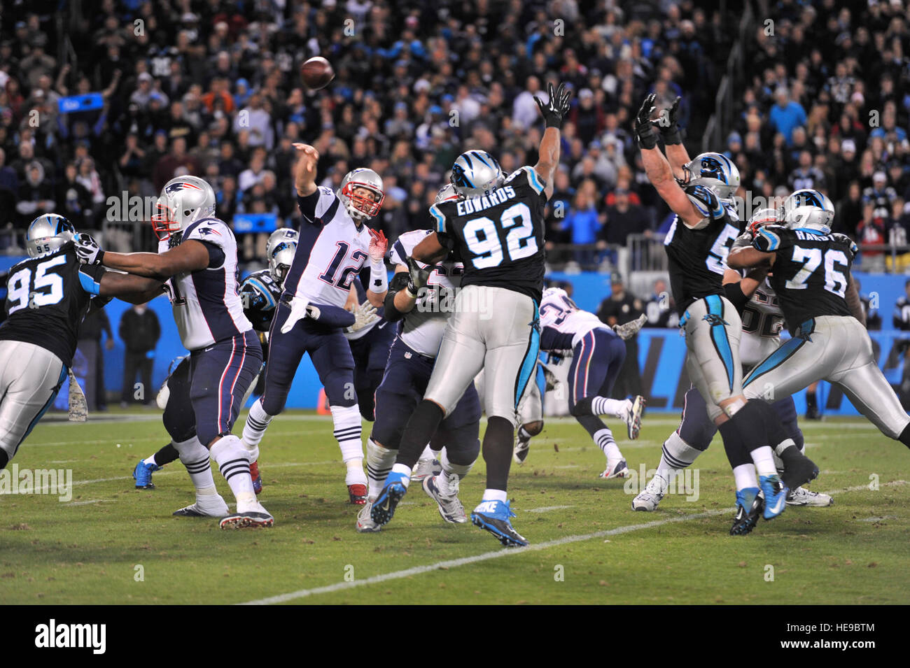Tom Brady, New England Patriots quarterback, wearing number 12 ...