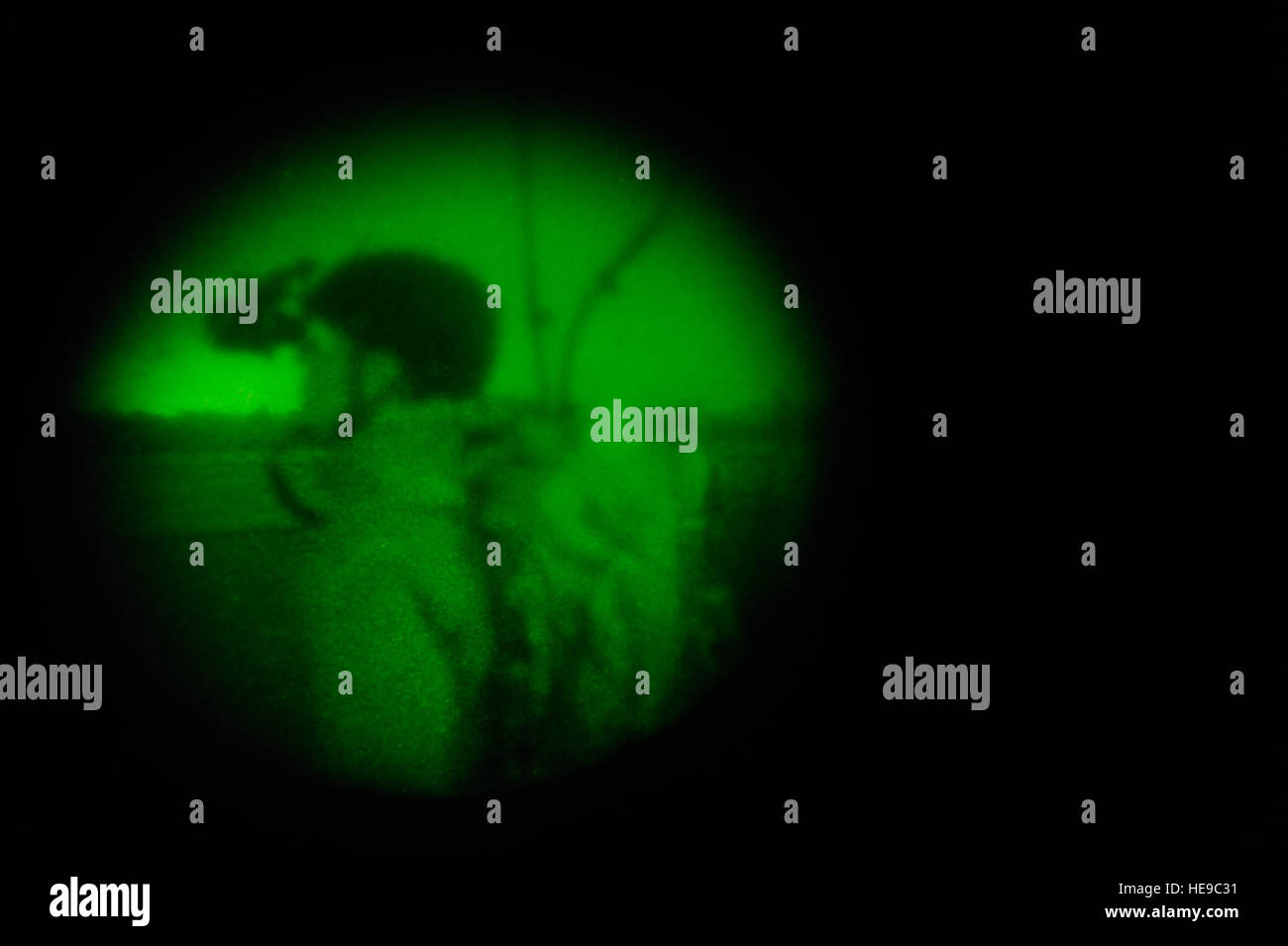 Senior Airman Steven Santos, 23rd Special Tactics Squadron, conducts ...