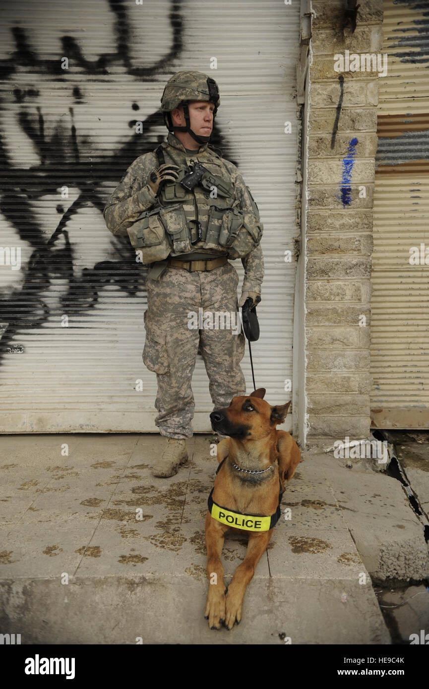 U.S. Army Staff Sgt. Michael Hile, attached to Headquarters ...