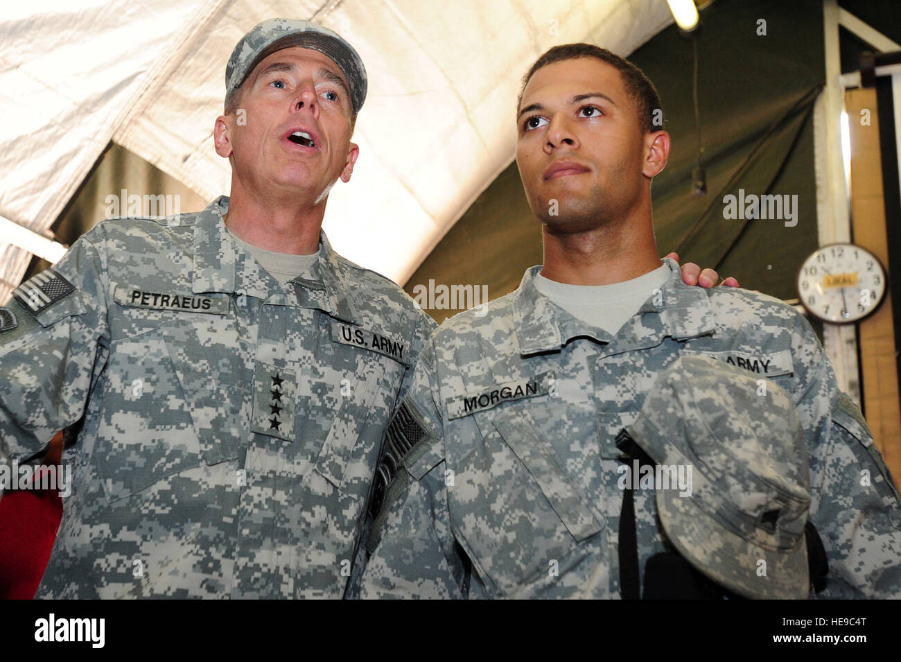 TRANSIT CENTER AT MANAS, Kyrgyzstan -- Gen. David Petraeus, U.S ...