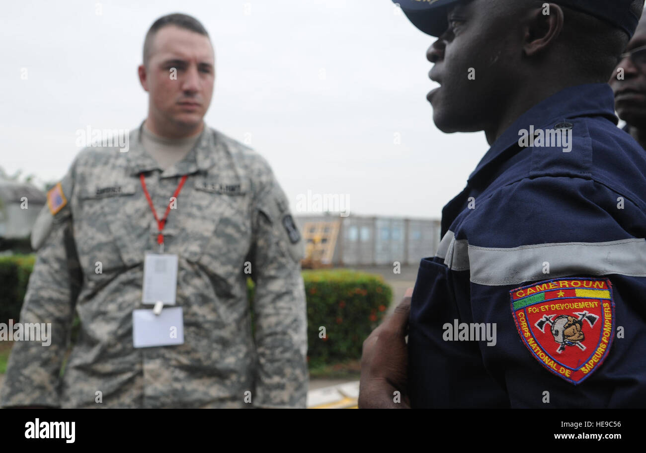 A Cameroon National Firefighter shares his experience with litter carry ...